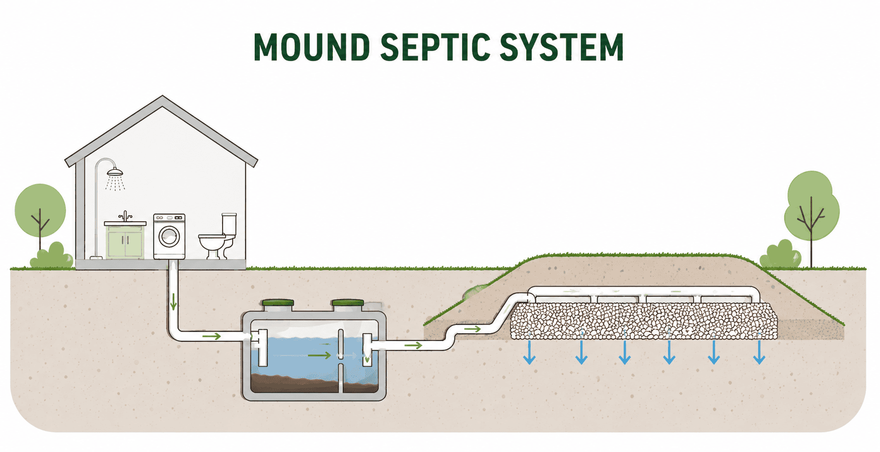 Common Types of Septic Systems Explained | Brock Excavation